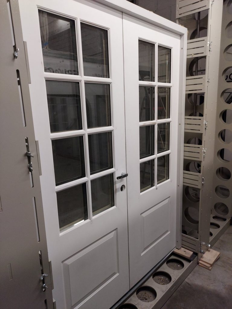 High Security Armored Embassy Series Steel Security Double Door