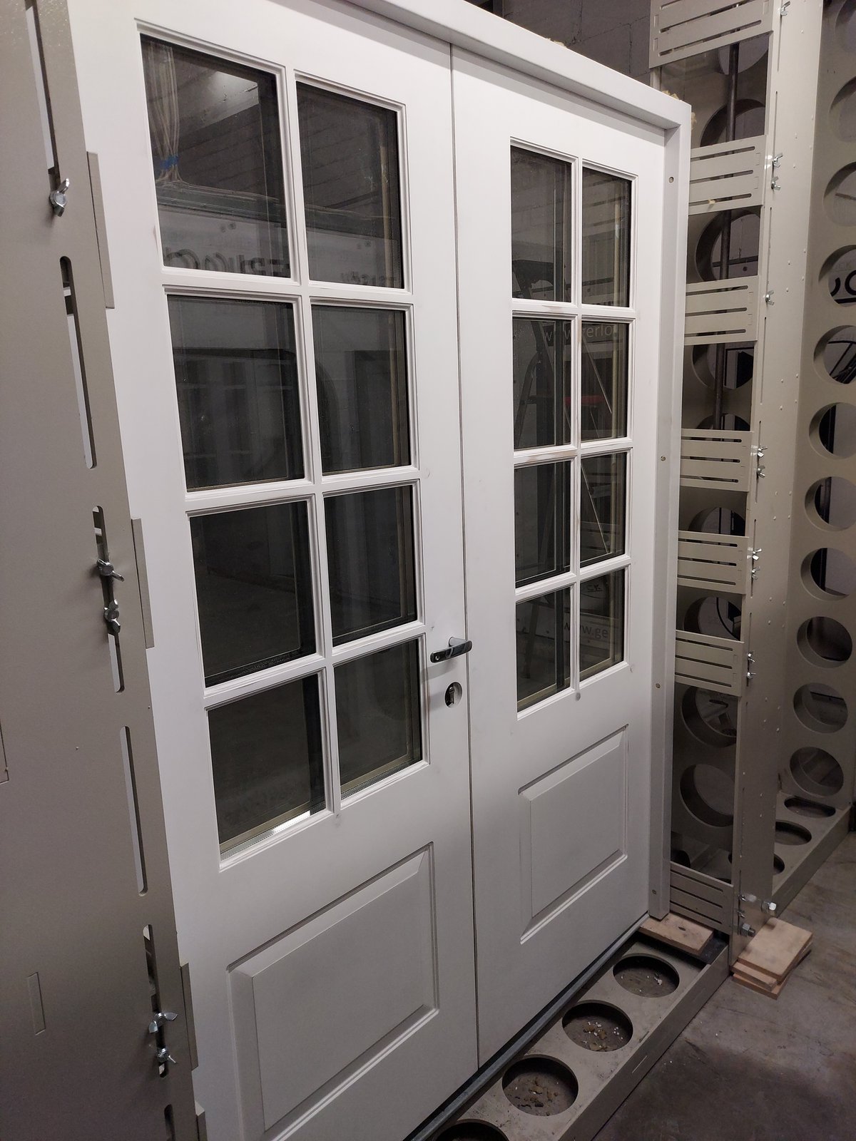 High Security Armored Embassy Series Steel Security Double Door