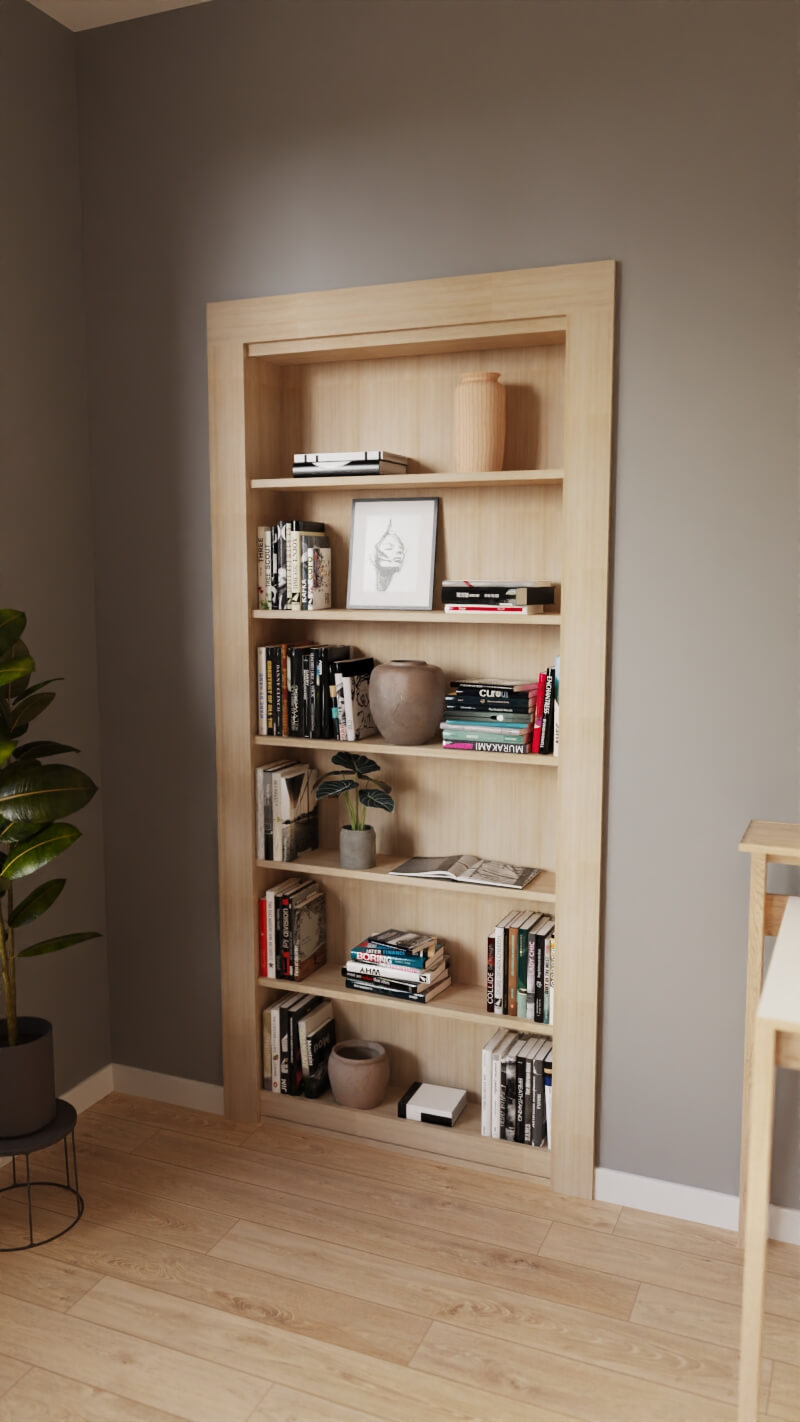 DIY Bookcase Hidden Door Kit - Hidden Door Store